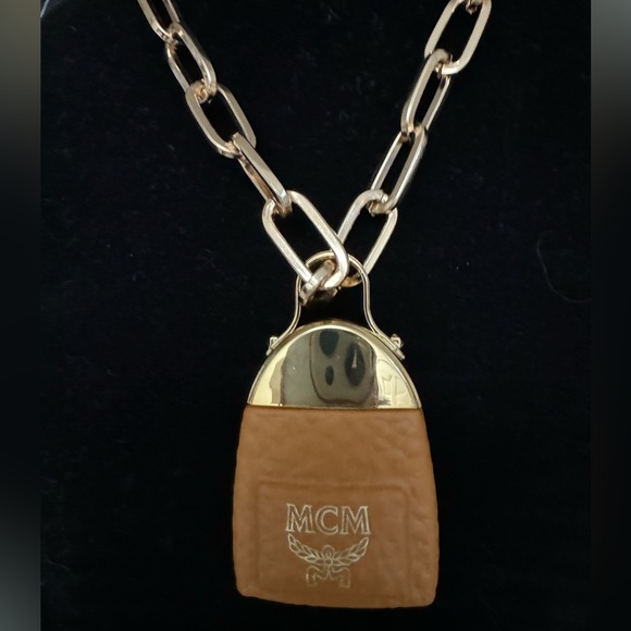 MCM | Accessories | Mcm Backpack Shape Mini Travel Perfume On A Chain ...